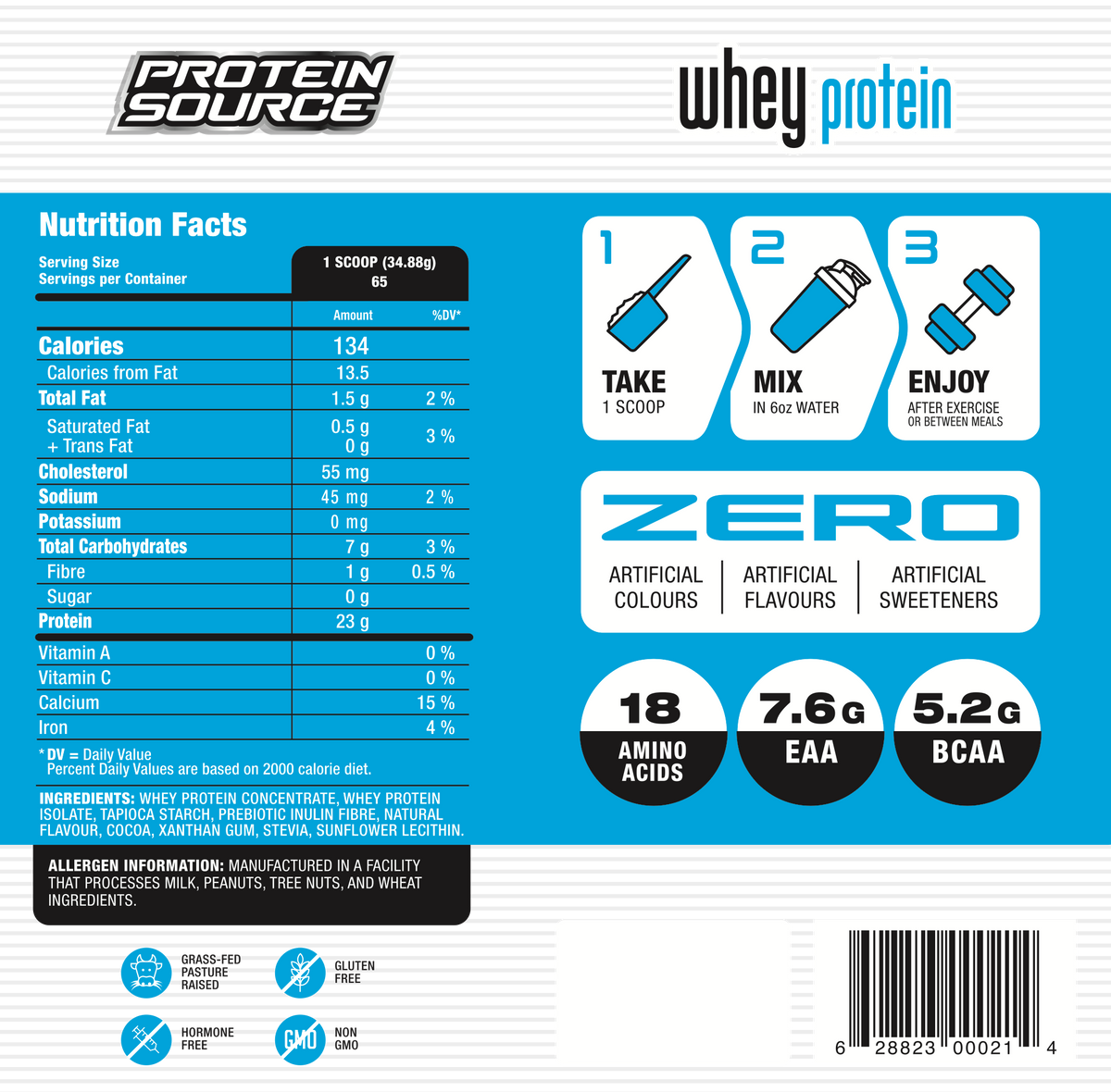 whey protein protein source – Nutrition Sports Fitness val-d'or
